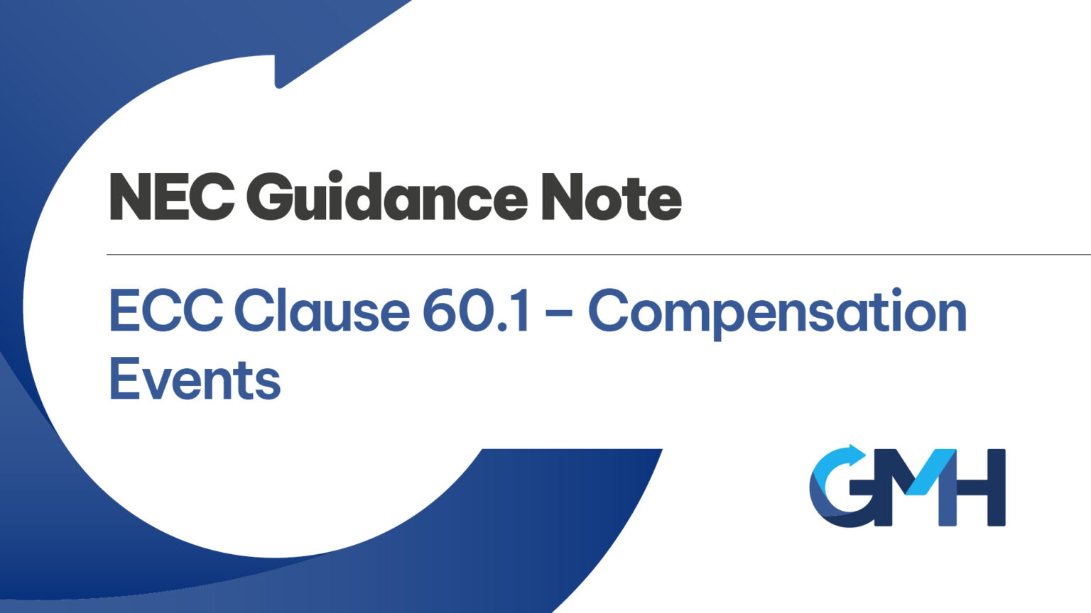 NEC3/NEC4 Training | NEC Guidance - GMH Planning